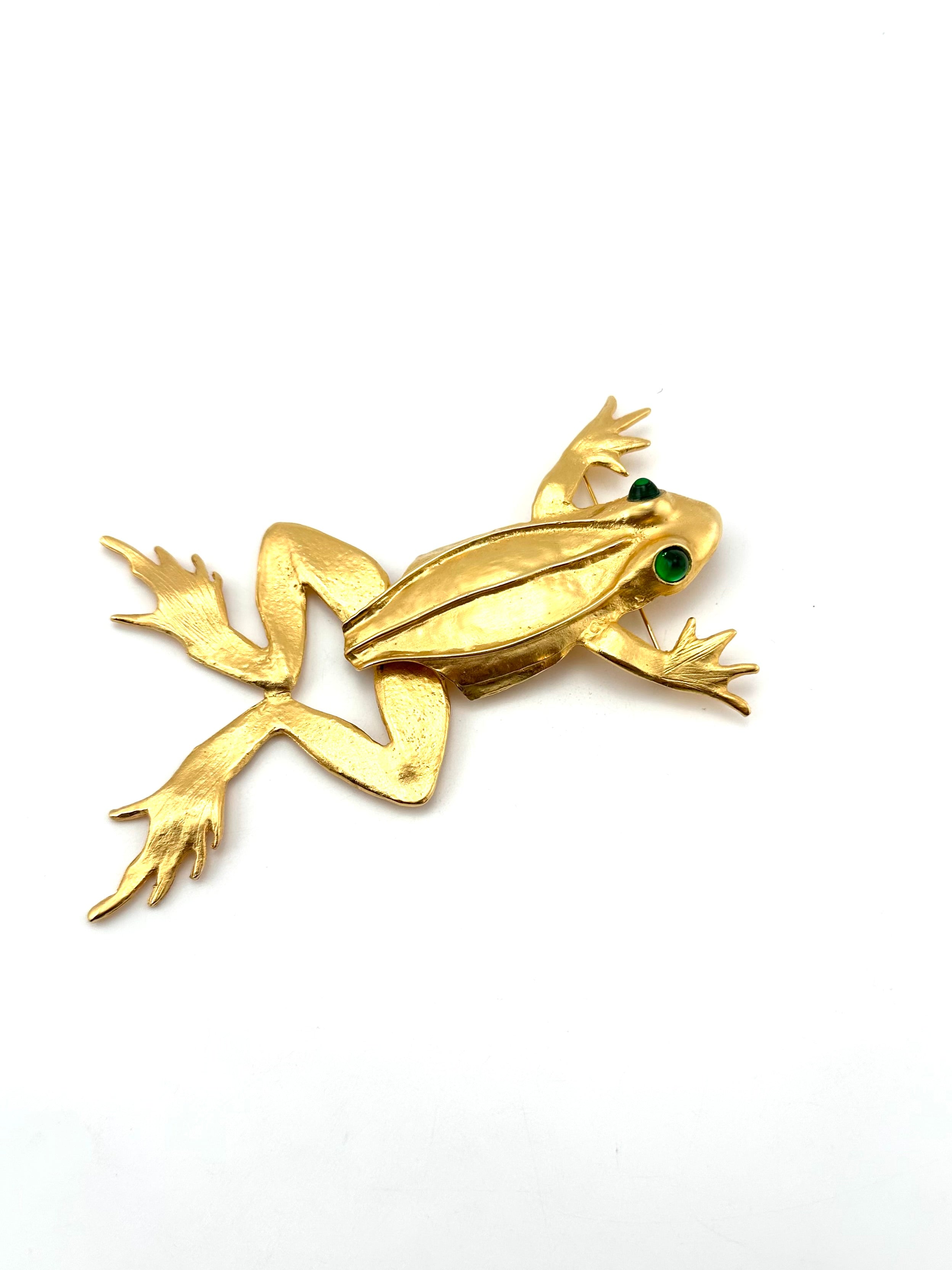 Vintage Kenneth Jay Lane Huge Frog Brooch – Ladybug Vintage